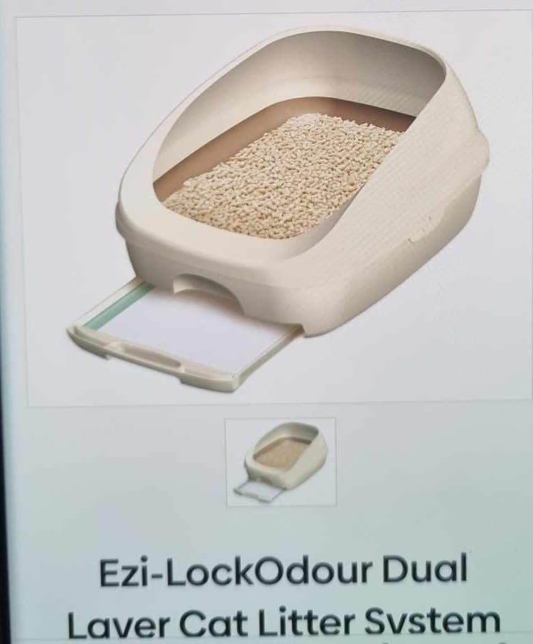 Ezi-LockOdour Litter System Natural Mineral Zeolite Pellets Cat Litter ...