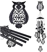 Amazon.com : Owls Wind Chimes Outdoor Decoration, Portable Wind Bell ...