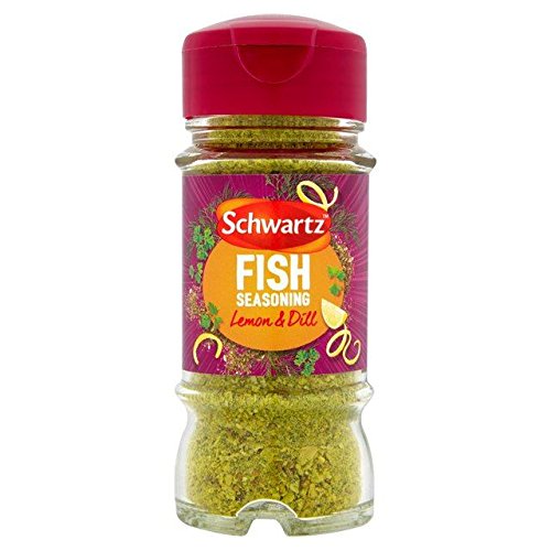 Amazon.com : Schwartz Perfect Shake Fish Seasoning Jar - 55g (0.12lbs ...