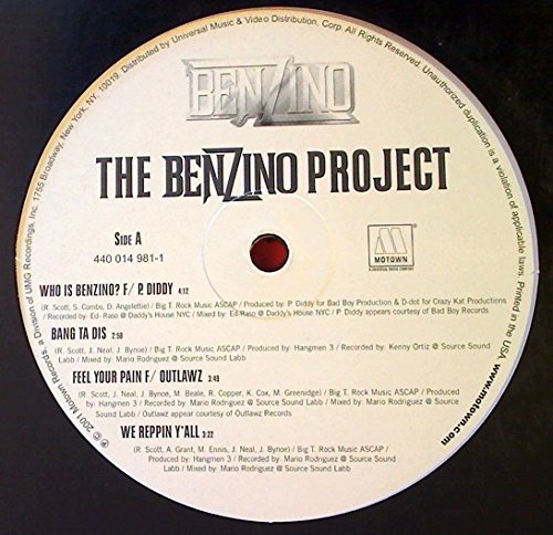 Benzino - The Benzino Project [Vinyl] - Amazon.com Music