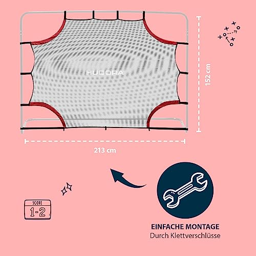 HUDORA Target Wall Small – Versatile goal net with 4 reinforced goal ...