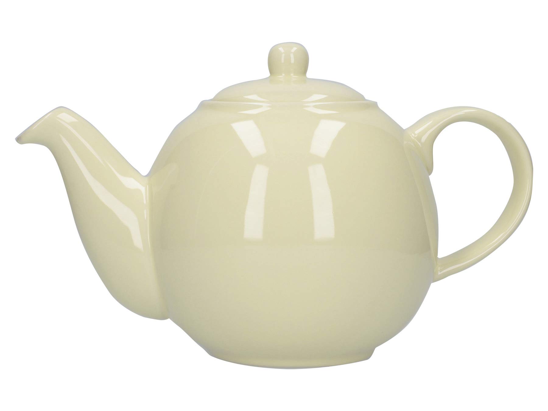 London Pottery Teapot with Strainer, Off-white, 4 Cup (900 ml) : Amazon ...