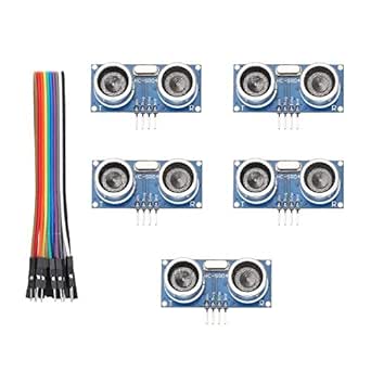 HiLetgo 5pcs HC-SR04 Ultrasonic Sensor Ultrasonic Distance Sensor ...