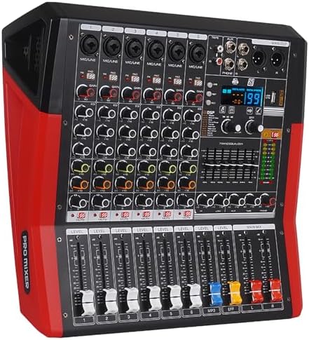 Amazon.com: TC-Home 4 Channel Professional Powered Mixer power mixing ...