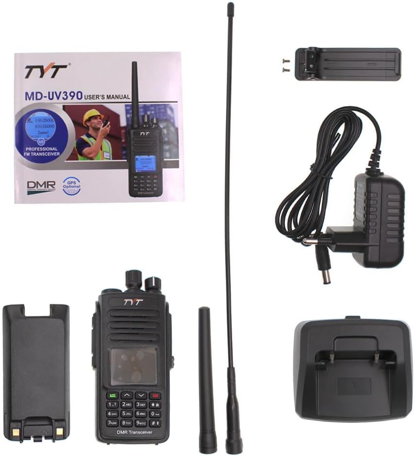 TYT MD-UV390 Digital Dual Band VHF UHF DMR Radio Impermeable IP67 ...