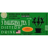 Amazon.com : 3 Ballerina Tea Extra Strength Dieters' Drink : Grocery ...