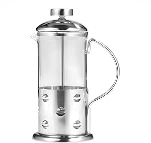 Amazon.com: Stainless Steel Glass French Press Coffee Cup Tea Maker ...
