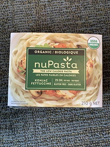 Amazon.com : NuPasta Organic Konjac Fettuccine 210g (Case of 8 ...