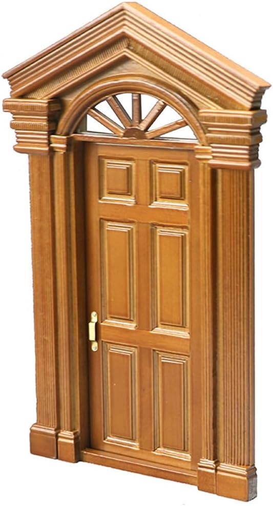 Amazon.com: Zerodeko Miniature Wooden Door, Dollhouse Mini Wooden Door ...