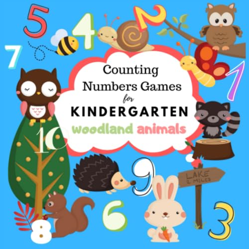 Counting Numbers Games For Kindergarten: Math Learning Book for Kids ...