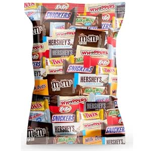 Amazon.com: Chocolate Candy Variety Pack - 2 LB Bulk Fun Size Mix ...