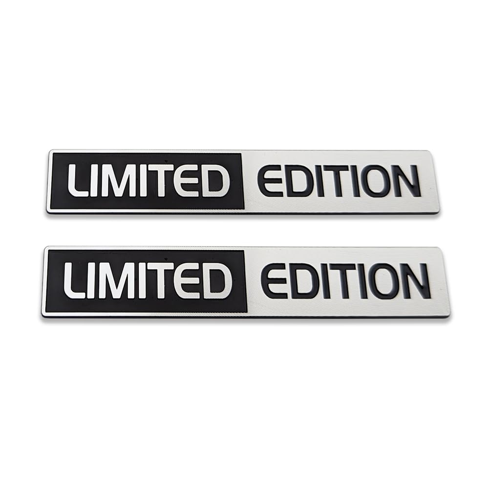 Amazon.com: 2X Metal Limited Edition Logo Emblem Auto Badge 3D Premium ...