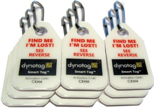 Amazon.com: Dynotag® Web Enabled Smart Mini Fashion ID Tags, with ...