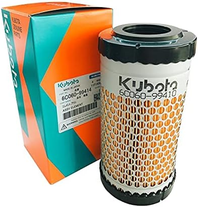 Amazon.co.jp: クボタ純正 トラクター用 エアクリーナエレメント 6C060-99414 (K7311-82392) / ※商品 ...