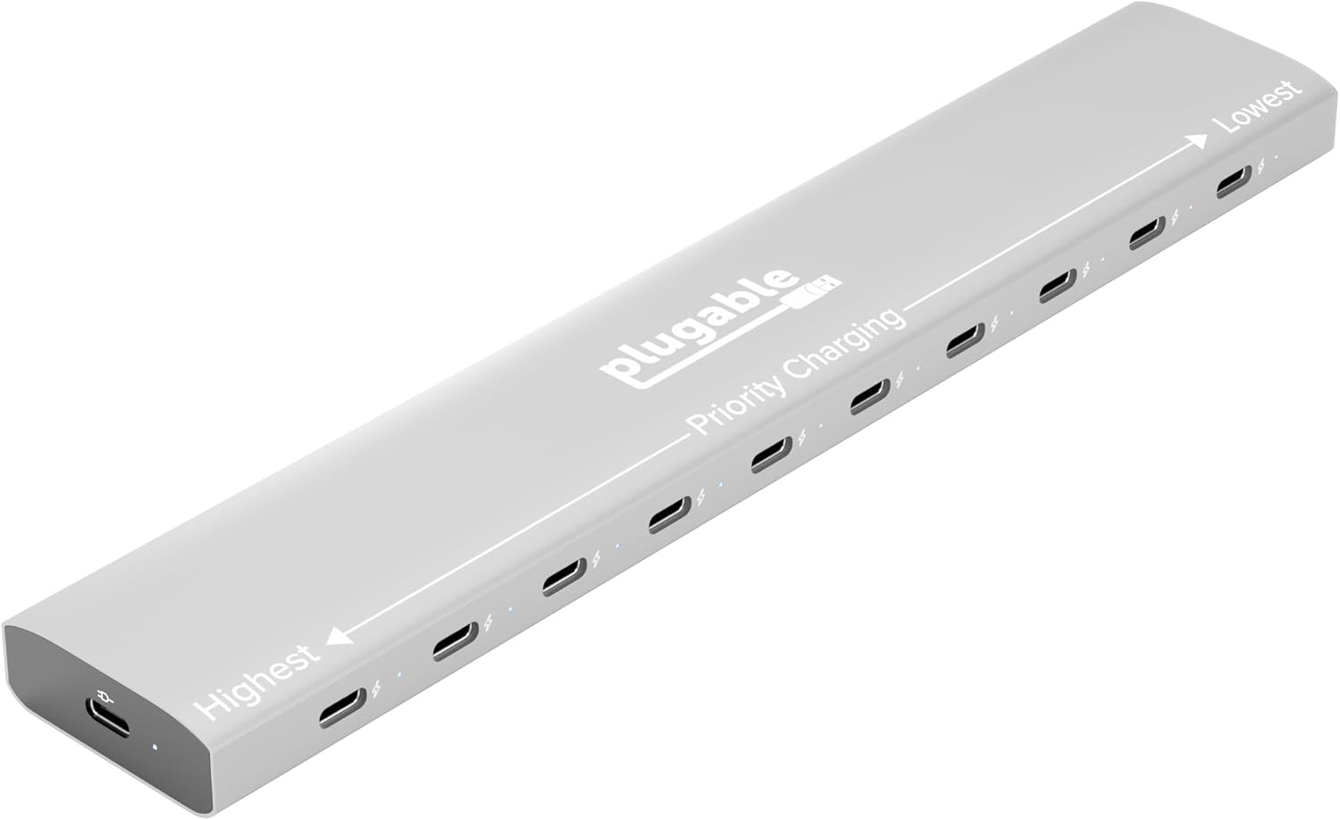 Amazon.com: Plugable 10 Port USB C Charging Station, Up to 100W Charger ...