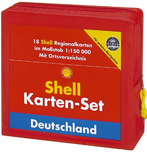 Shell Karten-Set Deutschland: 18 Shell Regionalkarten im Massstab 1: ...