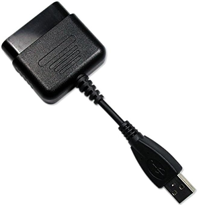 PS2 Controller Adapter Cable, USB, PS3 and PC Compatible : Amazon.in ...