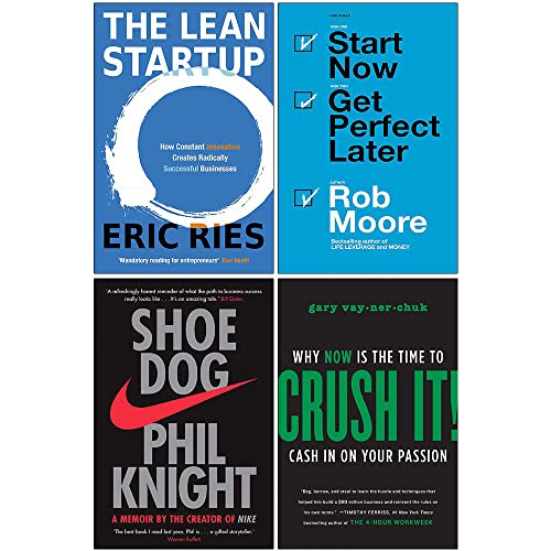 Snapklik.com : The Lean Startup, Start Now Get Perfect Later, Shoe Dog ...