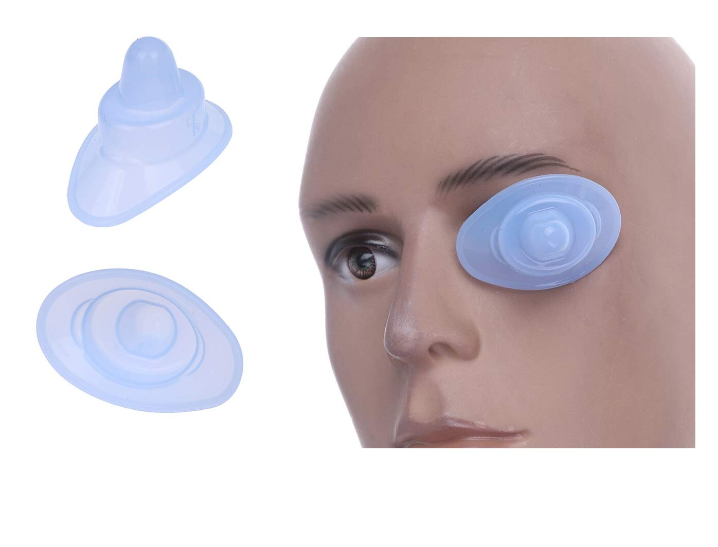2 Soft Silicone Easy Eye Wash Cups Reusable Optical First aid Cups ...