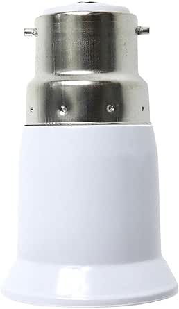GWHEY 3PCS Bulb Adapter Bayonet B22 to E27 Bulb Flameproof Socket ...