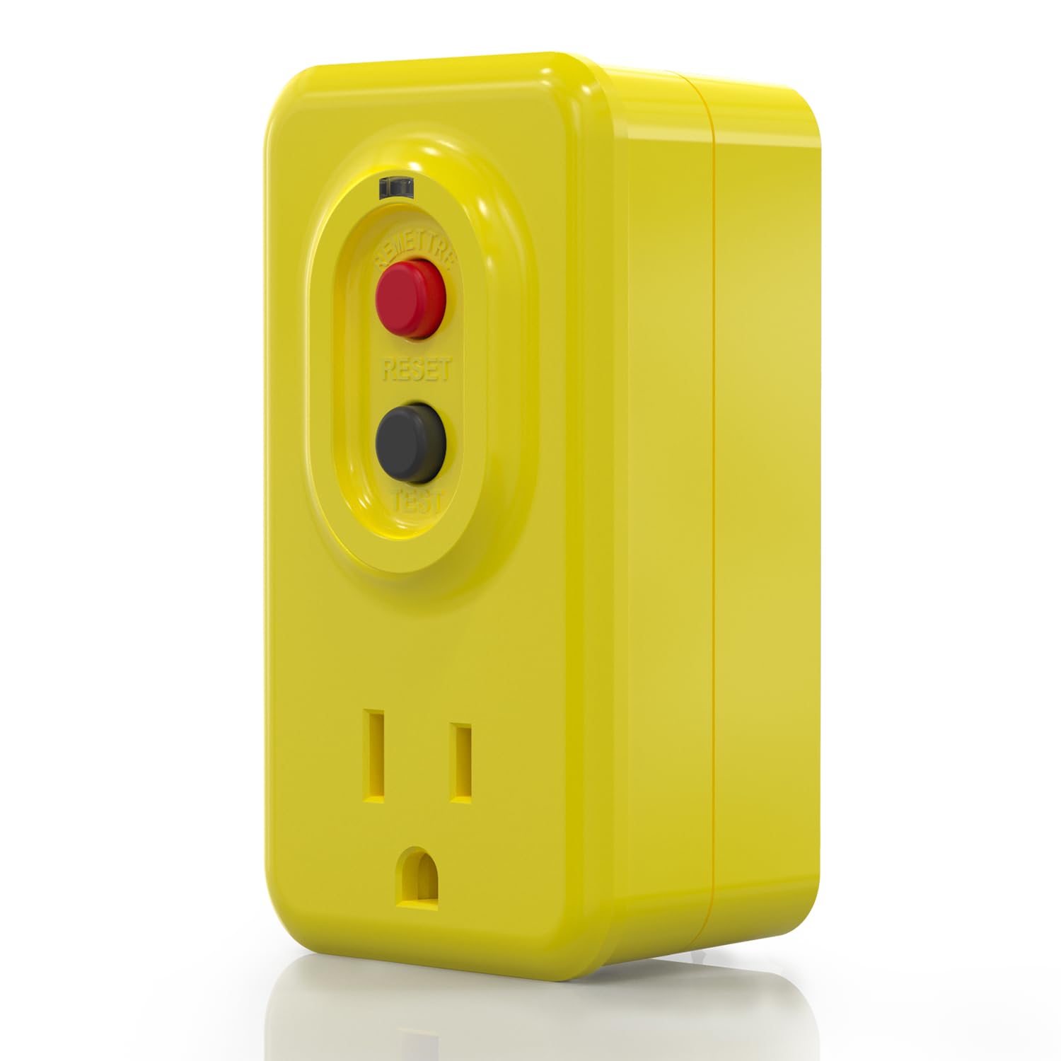 Amazon.com: ELEGRP Manual Reset Single Outlet GFCI Adapter, 15 AMP ...