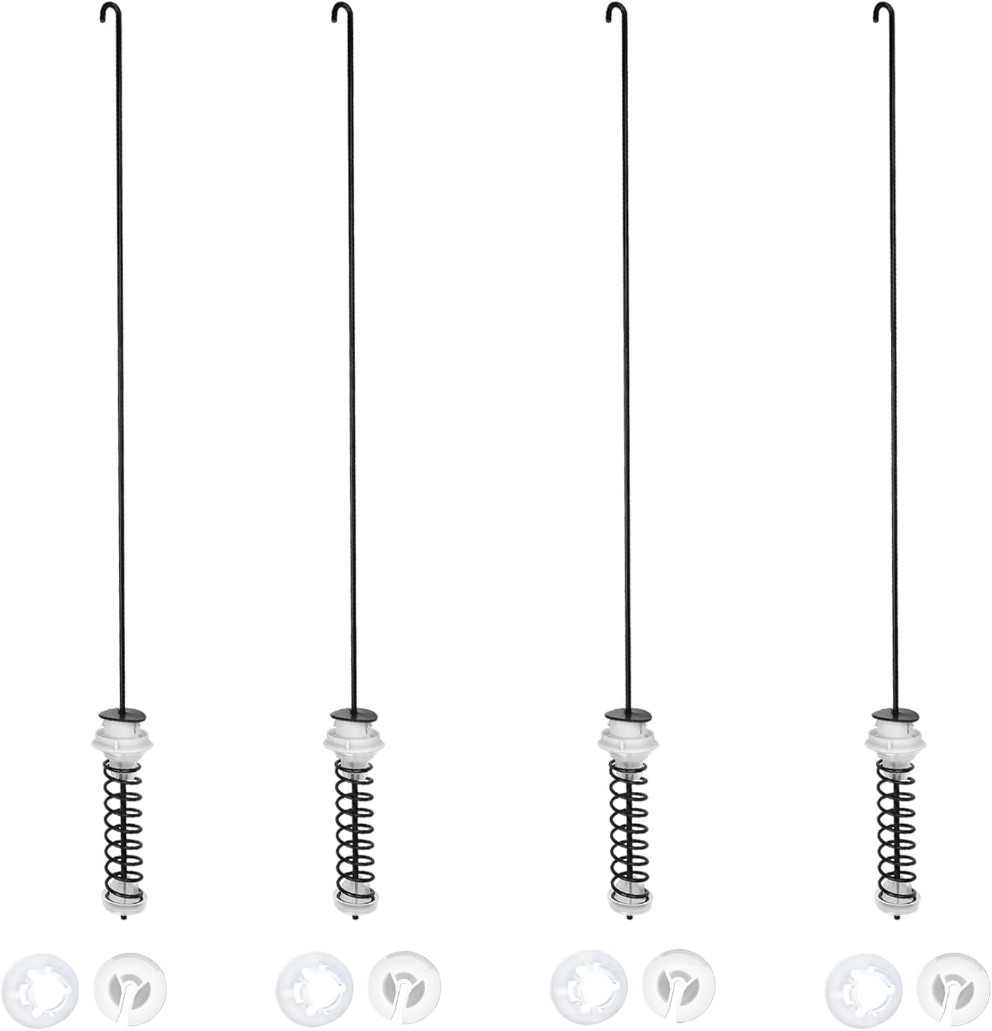 Amazon.com: W11400156 W11187091 Washer Suspension Rods Kit (4 Pcs) Fit ...