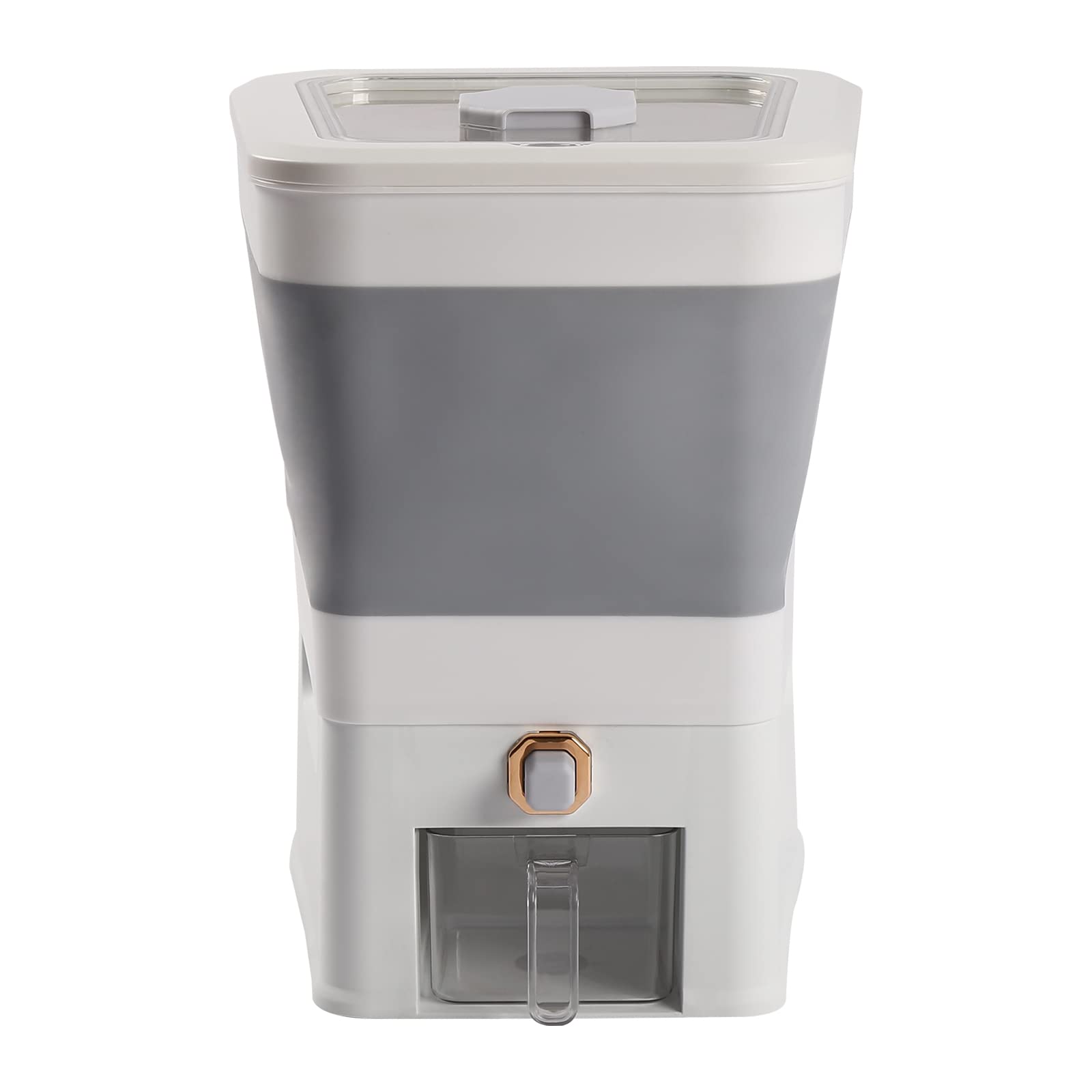 Amazon.com: Rice Food Storage Containers, Collapsible 11.6 to 26 Lbs ...