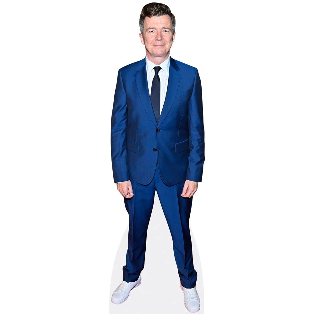 Rick Astley (Blue Suit) Mini Size Cutout : Amazon.co.uk: Home & Kitchen