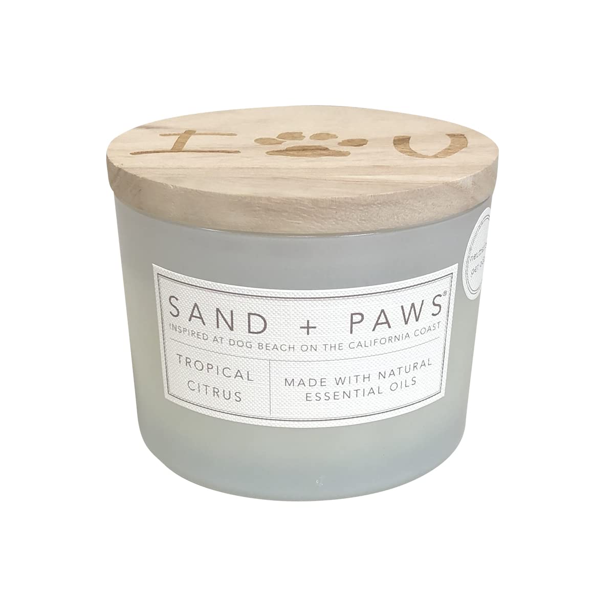 Amazon.com: Sand + Paws Scented Candle - Tropical Citrus - Additional ...