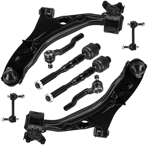 Amazon.com: Front Driver & Passenger Lower Control Arms Sway Bar End ...