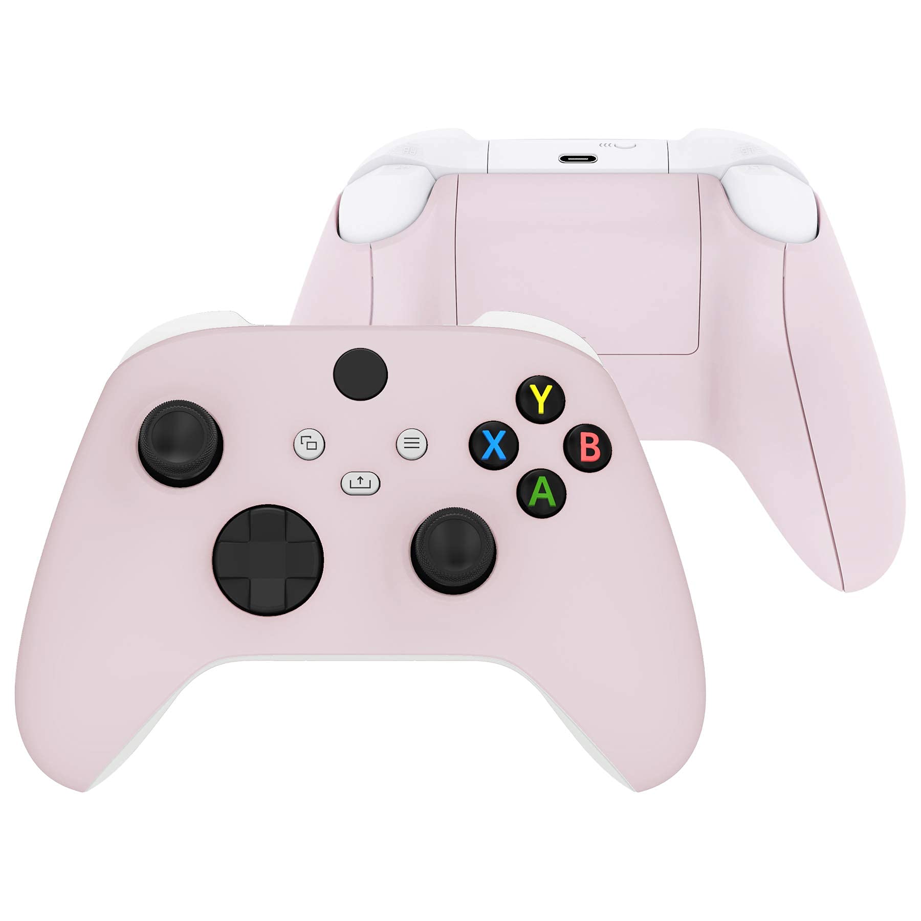 Amazon.com: eXtremeRate Cherry Blossoms Pink Full Set Shell w/Battery ...