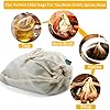 Amazon.com: Nut Milk Bag Unbleached Bags Reusable 4 Pack Organic Cotton ...