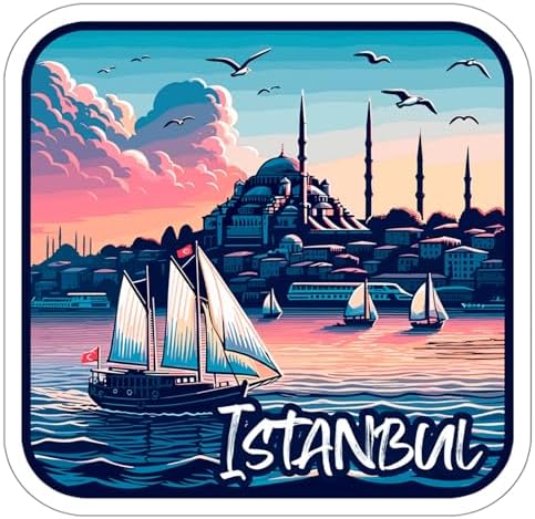 Amazon.com: No Thorns Media Istanbul Sticker Weatherproof Vintage Decal ...