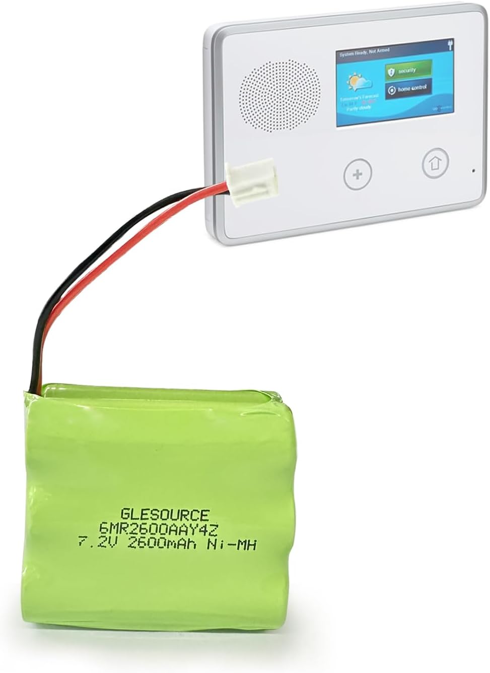Amazon.com: XUNTU Replacement Battery Compatible for 2Gig BATT1, BATT1X ...