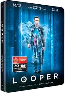 Looper Exclusive Limited Edition Steelbook [Blu-ray + DVD + Digital Copy] Brand New : Amazon.com ...