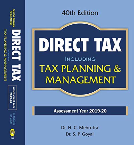 Direct Tax including Tax Planning & Management [General Edition for All ...