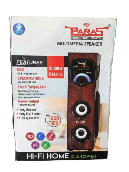 Paras Tower Speaker 6.5'' woofer Price: Buy Paras Tower Speaker 6.5 ...