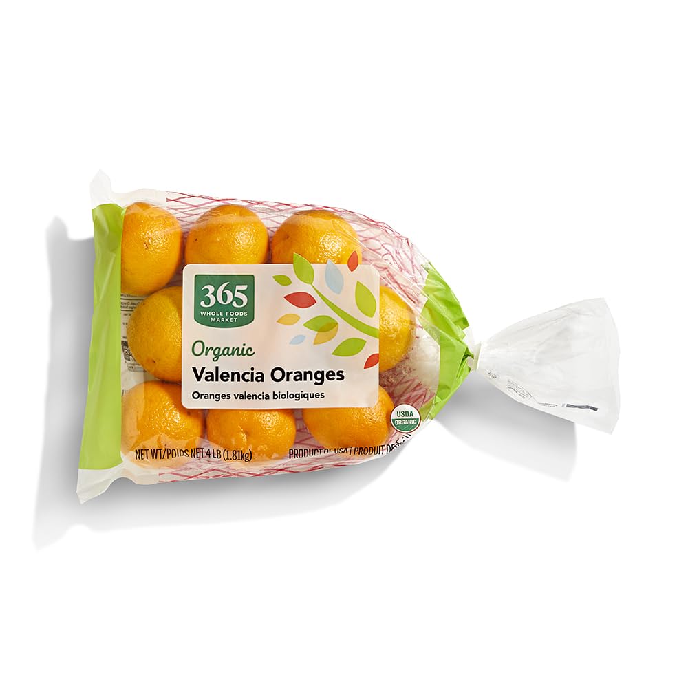 Amazon.com: Organic Valencia Oranges, 4 Lb Bag : Grocery & Gourmet Food