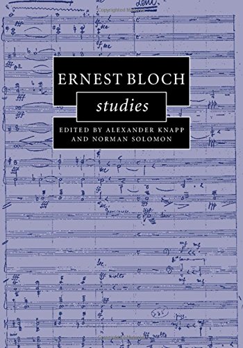 Ernest Bloch Studies (Cambridge Composer... by Knapp, Alexander