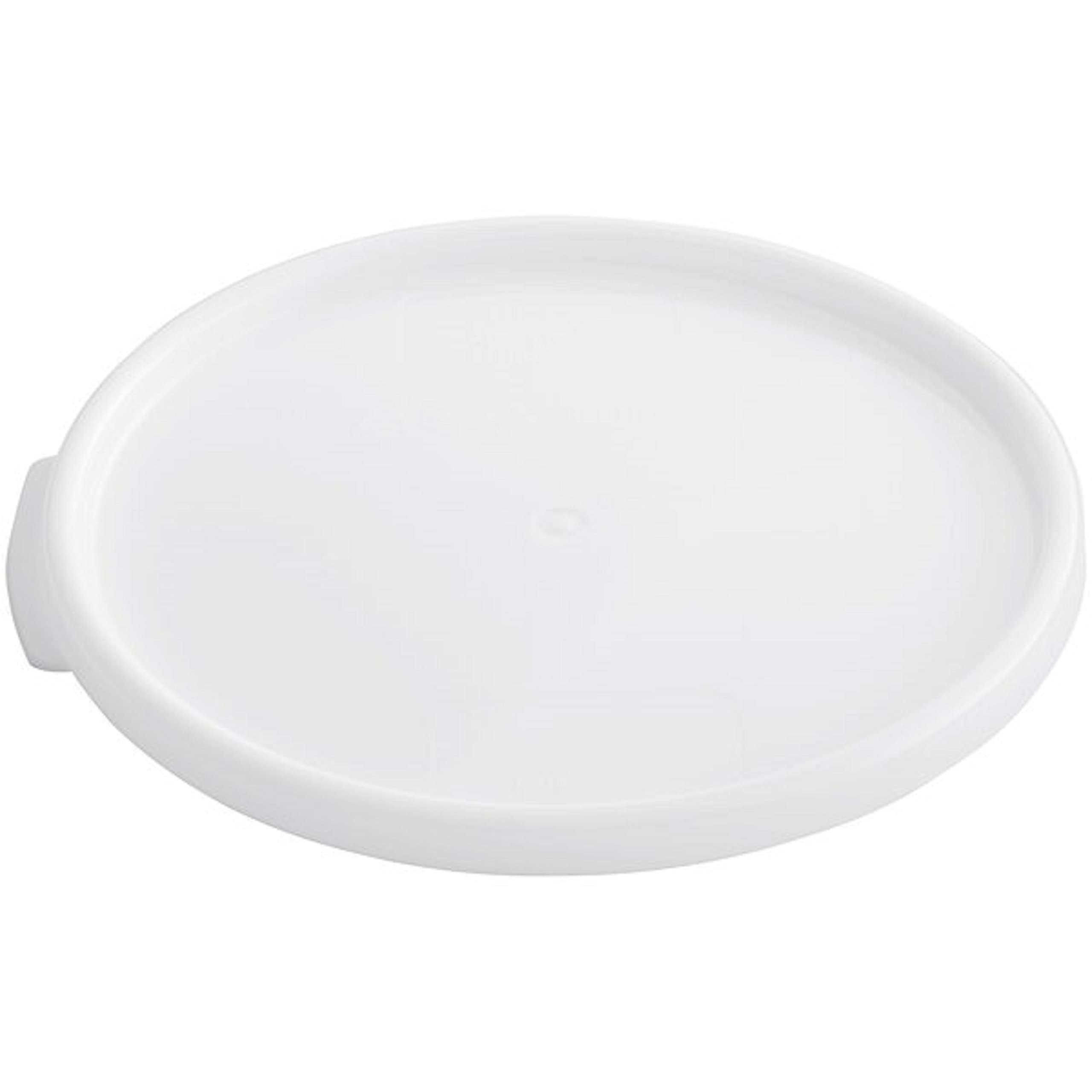 Snapklik.com : White Round Container Lid Fits 6 And 8 Qt Round ...