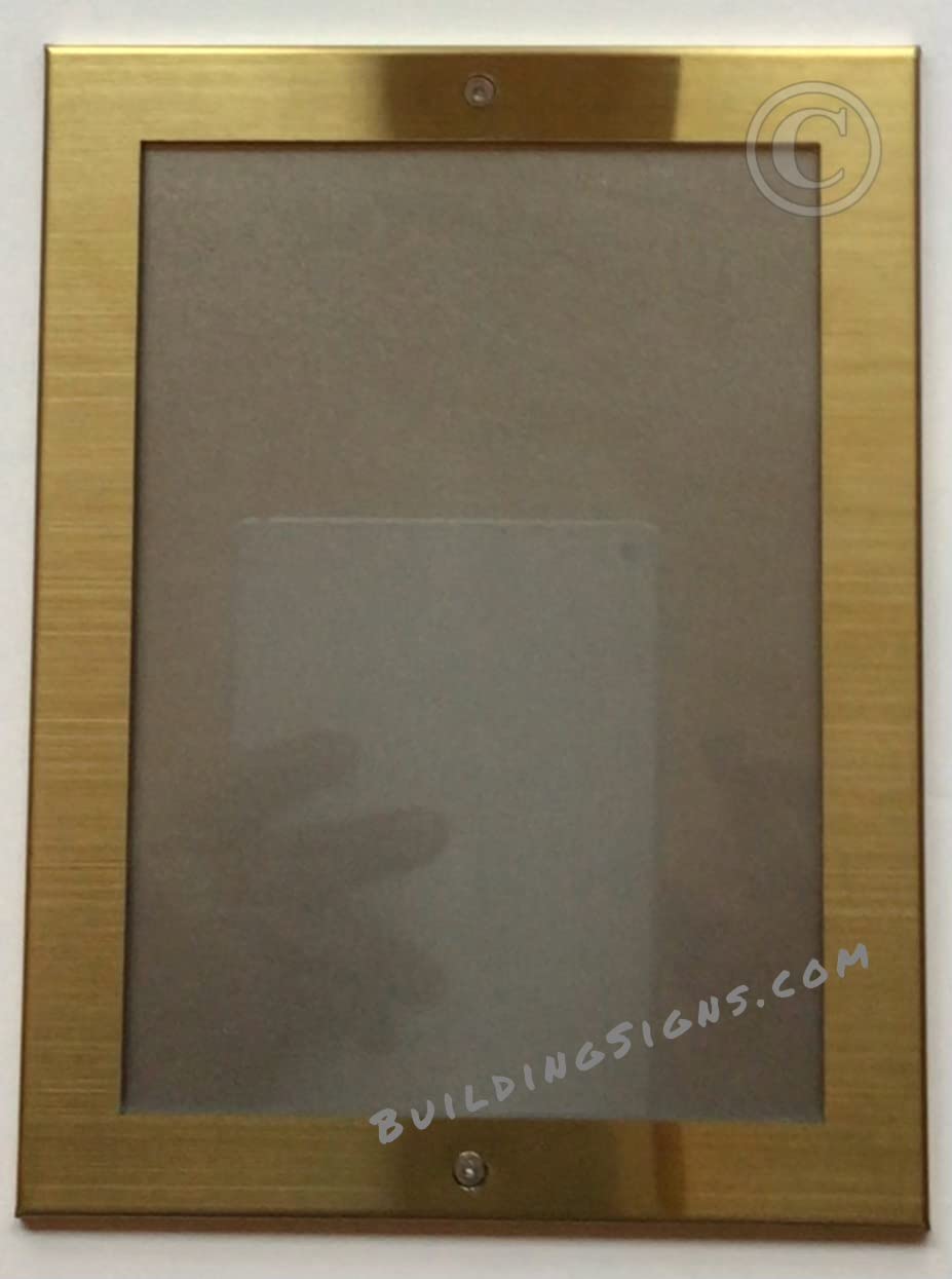 Amazon.com - BUILDINGSIGNS.COM Elevator certificate frame 5x7 (Lockable ...