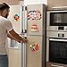 Amazon.com: 4 Pieces Car Magnet Birthday Refrigerator Decorations Large ...