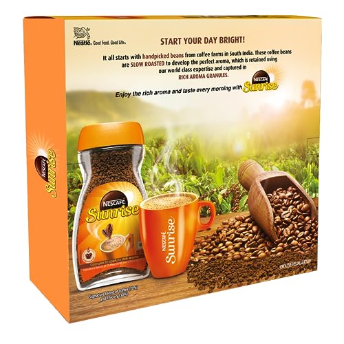 SUNRISE Nescafe Sunrise Instant Coffee Powder, Couple Pack - 190G Jar ...