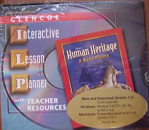 Glencoe Interactive Lesson Planner With Teacher Resources CD-ROM Human ...