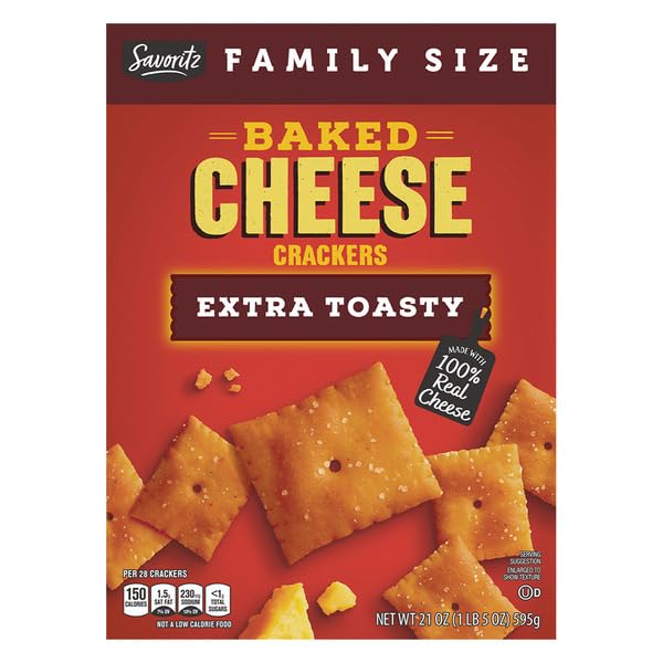 Amazon.com: Savoritz Family Size Extra Toasty Crackers - 21 oz, (595g ...