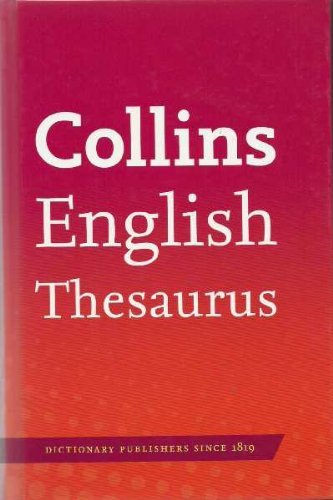Collins English Thesaurus: Various: 9780007897834: Amazon.com: Books