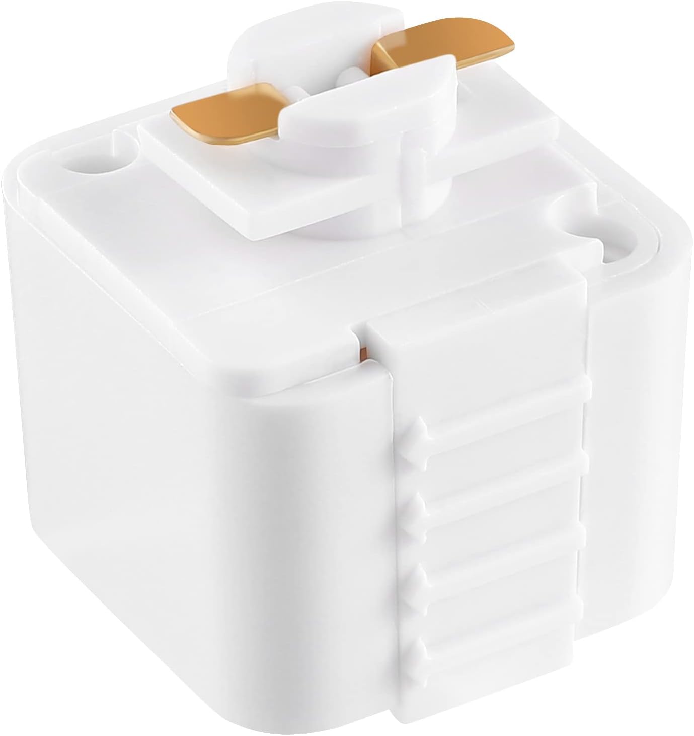 Uonlytech Socket Track Light Adapter Rail Connector White 2 Wire Rail ...