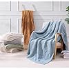 Amazon.com: WRENSONGE Blue Grey Throw Blanket for Couch, Soft Fluffy ...