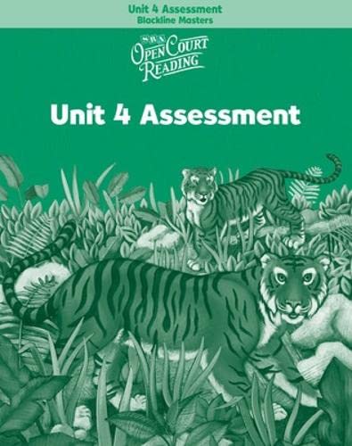 OPEN COURT READING - UNIT 4 ASSESSMENT BLACKLINE MASTERS LEVEL 2 ...