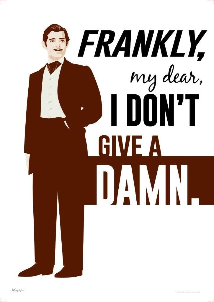 Amazon.com: Gone with the Wind – Rhett Butler – MightyPrint Wall Art ...